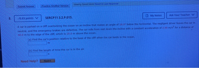 Solved Submit Answer Practice Another Version Viewing Saved | Chegg.com