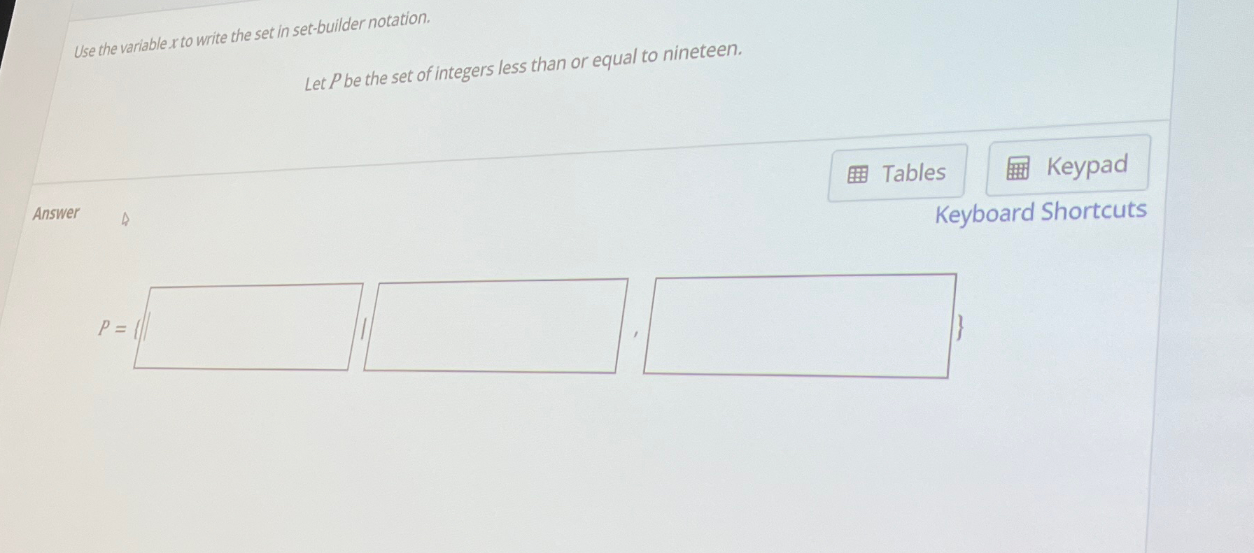 Solved Use the variable x ﻿to write the set in set-builder | Chegg.com