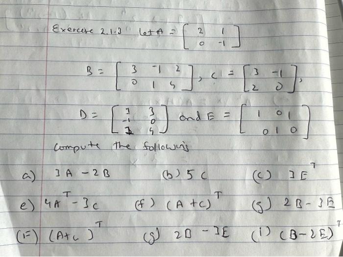 Solved Exercese 2.1.3 6t A=[201−1] | Chegg.com