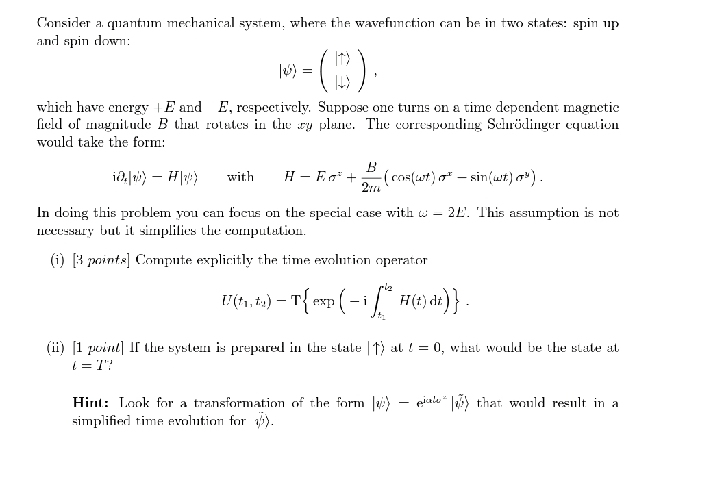 Solved Consider a quantum mechanical system, where the | Chegg.com