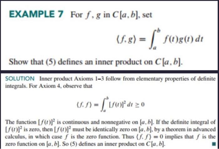 Solved Exercises 27−30 refer to V=C[0,1], with the inner | Chegg.com