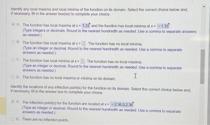Solved Use a graphing utility together with analytical | Chegg.com