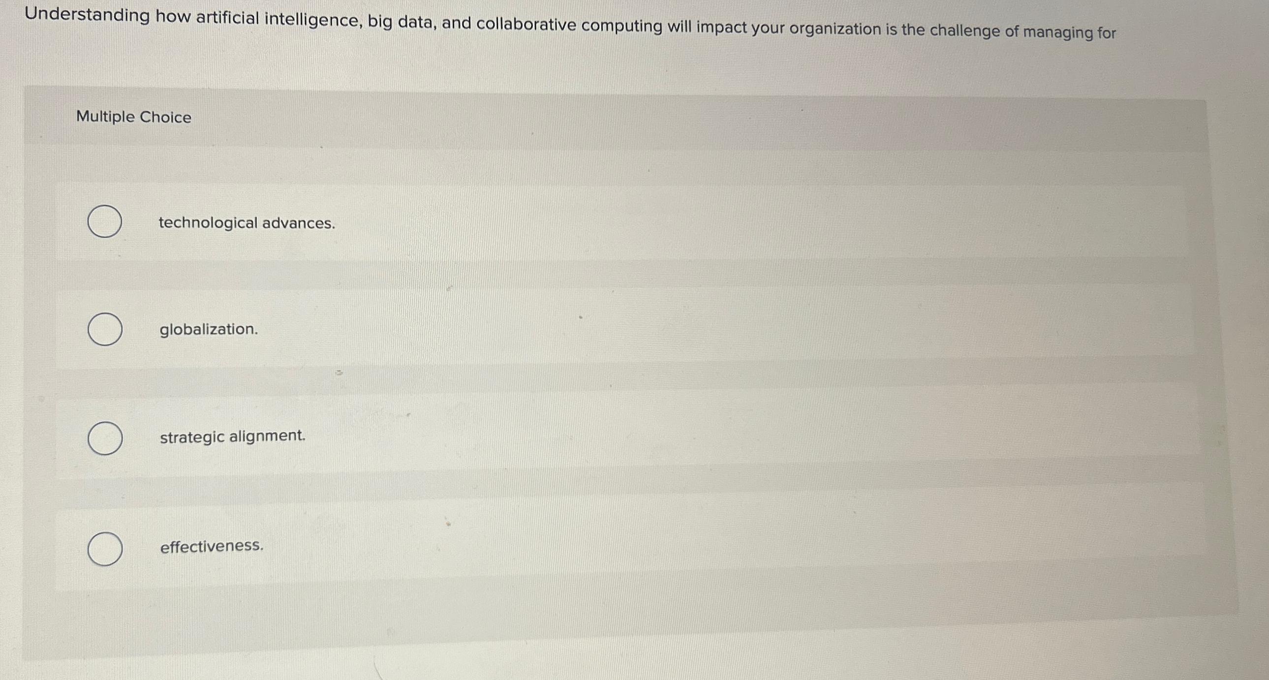 Solved Understanding How Artificial Intelligence Big Data