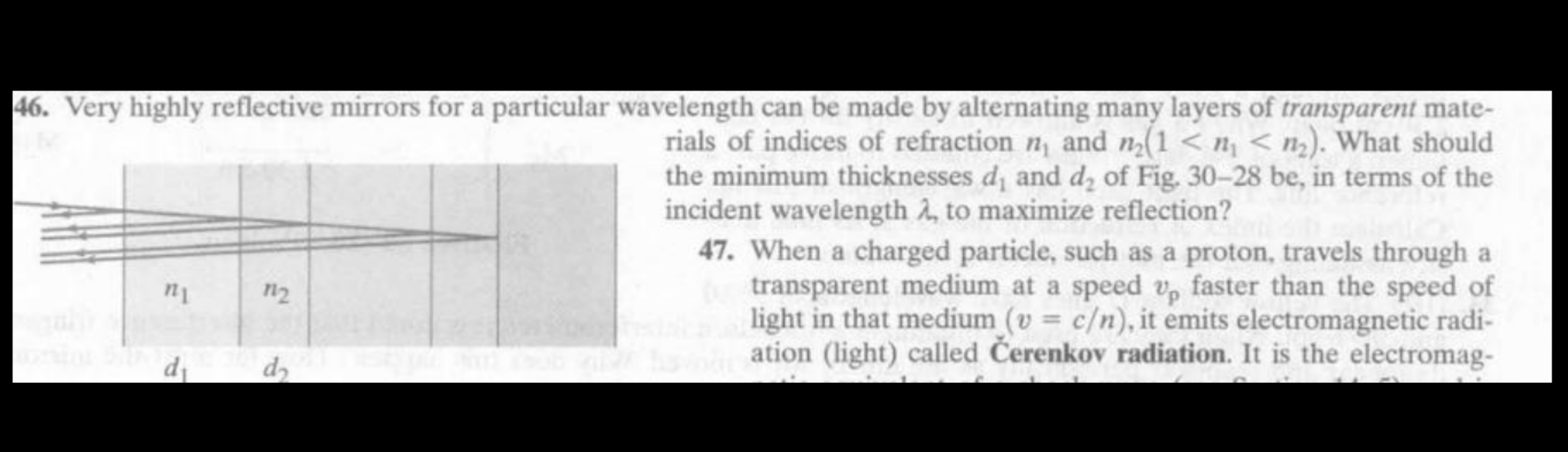Solved Very highly reflective mirrors for a particular | Chegg.com