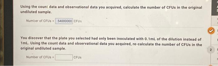 Solved Using the count data and observational data you | Chegg.com