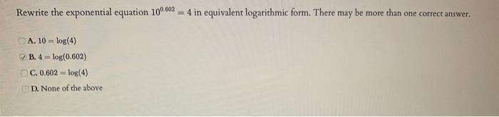 Solved Rewrite the logarithmic expression log (440) in | Chegg.com