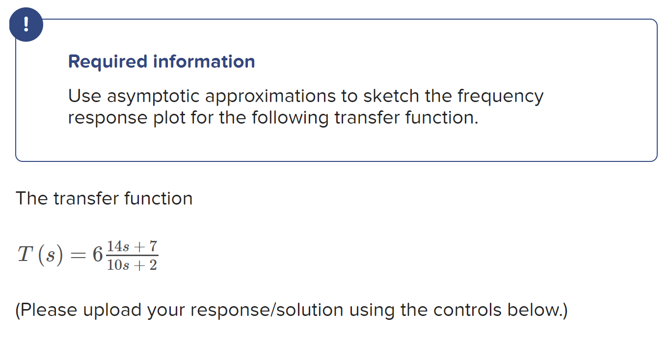 !Required informationUse asymptotic approximations to | Chegg.com