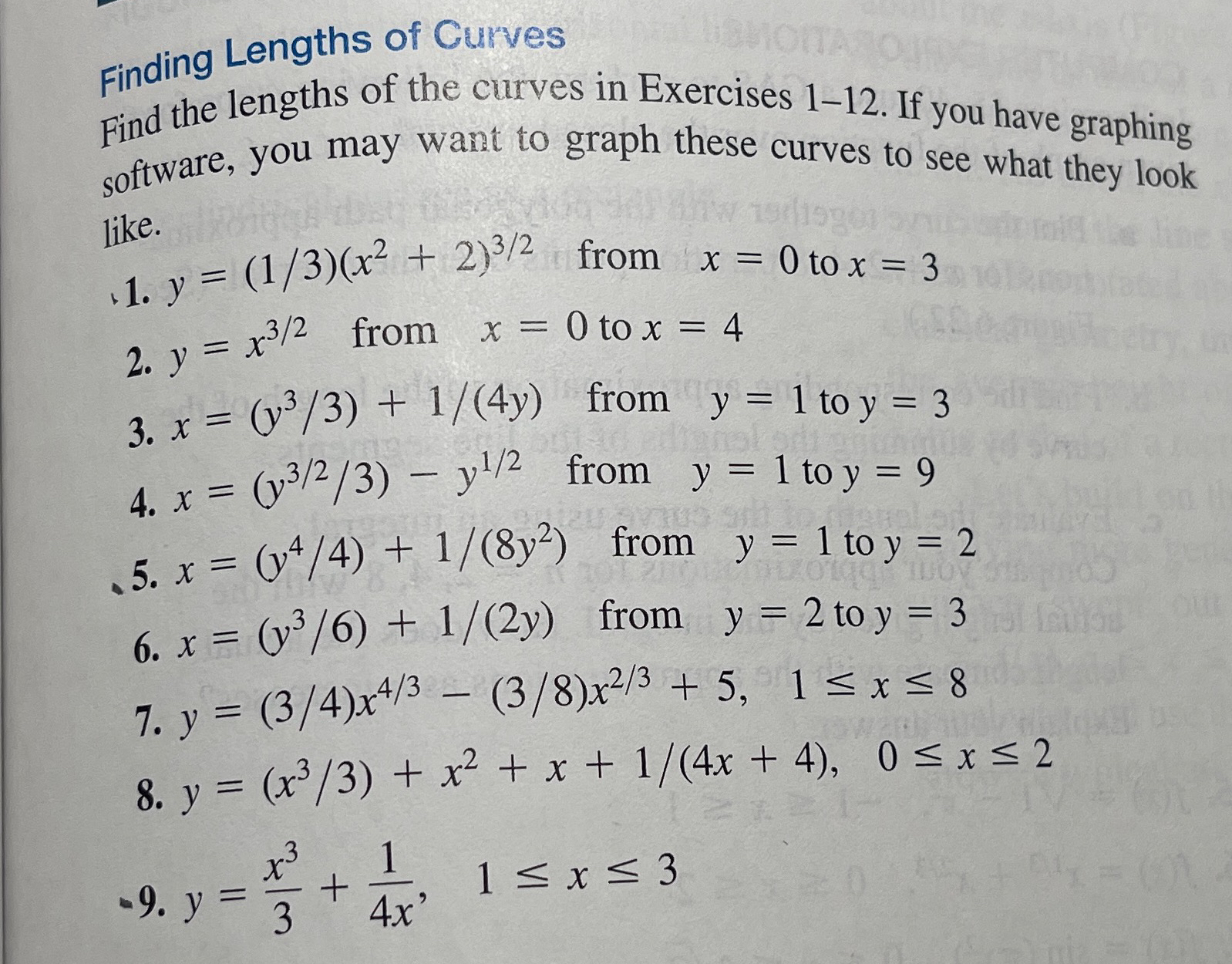 Solved Finding Lengths of CurvesFind the lengths of the | Chegg.com