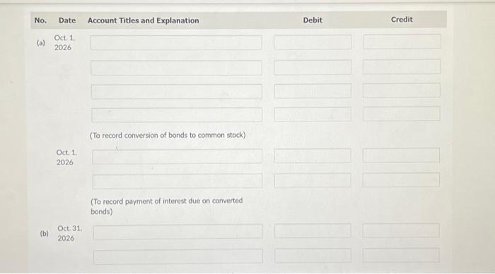 Solved (To record amortization of discount on bonds) Oct. | Chegg.com