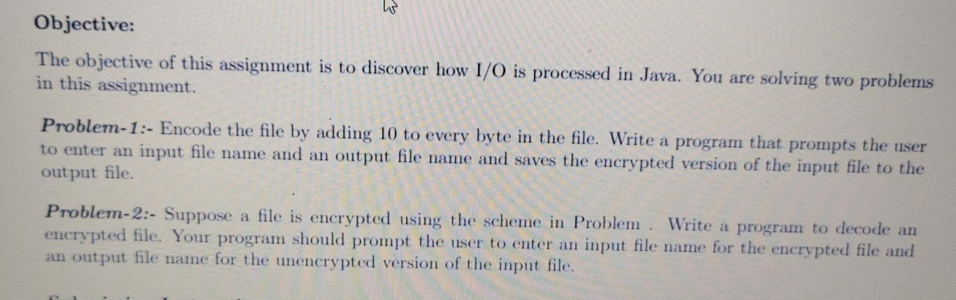 Solved Objective: The objective of this assignment is to | Chegg.com