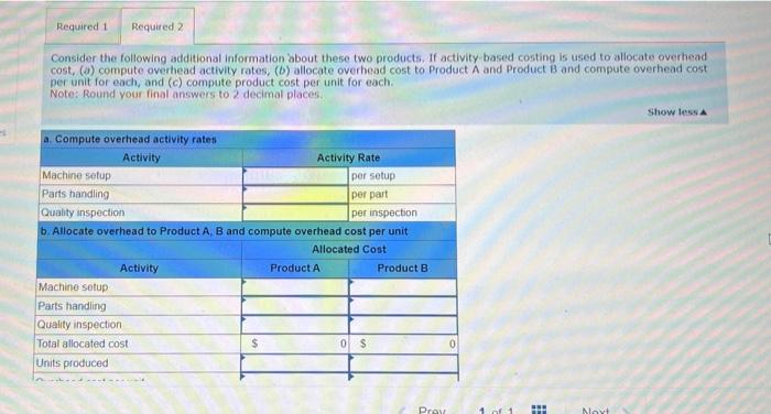 Solved Exercise 4-11 (Algo) Computing product cost per unit | Chegg.com
