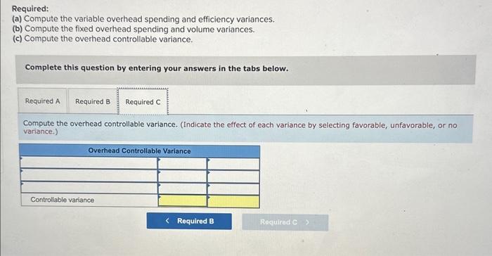 Solved Required: 1. Compute the direct materials variance, | Chegg.com