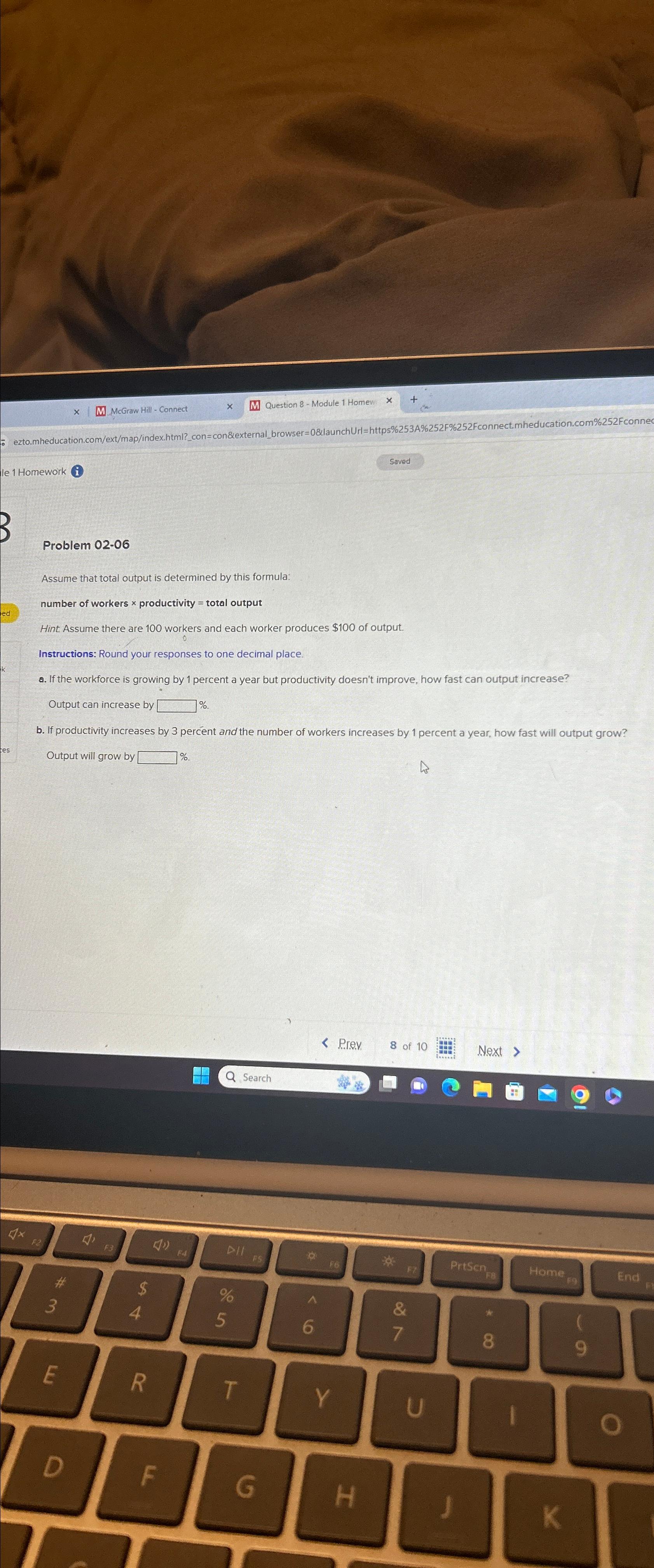 Solved Problem 02-06Assume that total output is determined | Chegg.com