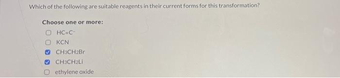 Solved Many organic syntheses exploit the presence of a | Chegg.com