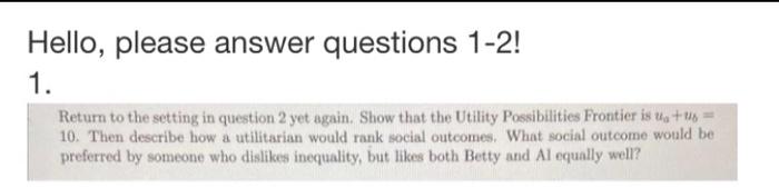 Solved Hello, please answer questions 1-2! 1. Return to the | Chegg.com