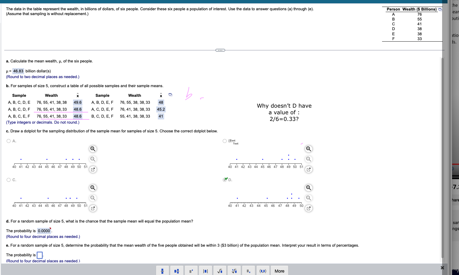 Solved (Assume that sampling is without replacement.)a. | Chegg.com