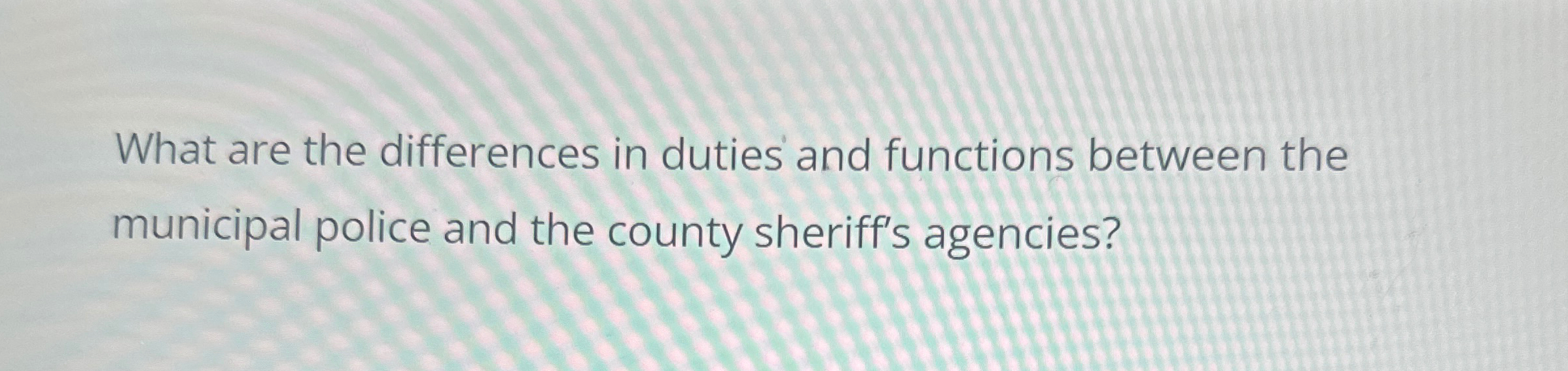 Solved What are the differences in duties and functions | Chegg.com