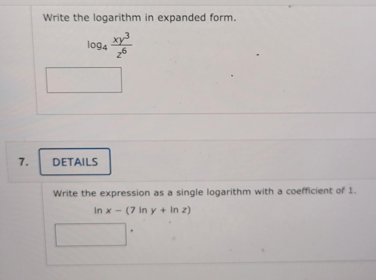 Solved 3. DETAILS Write the exponential equation in | Chegg.com