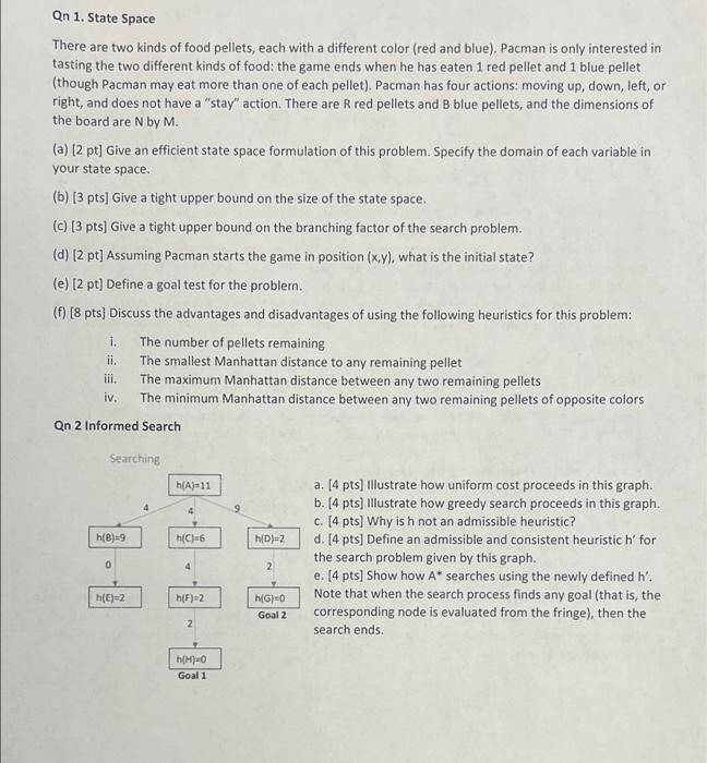 Solved Qn. 3 Game Trees Consider the following game tree | Chegg.com