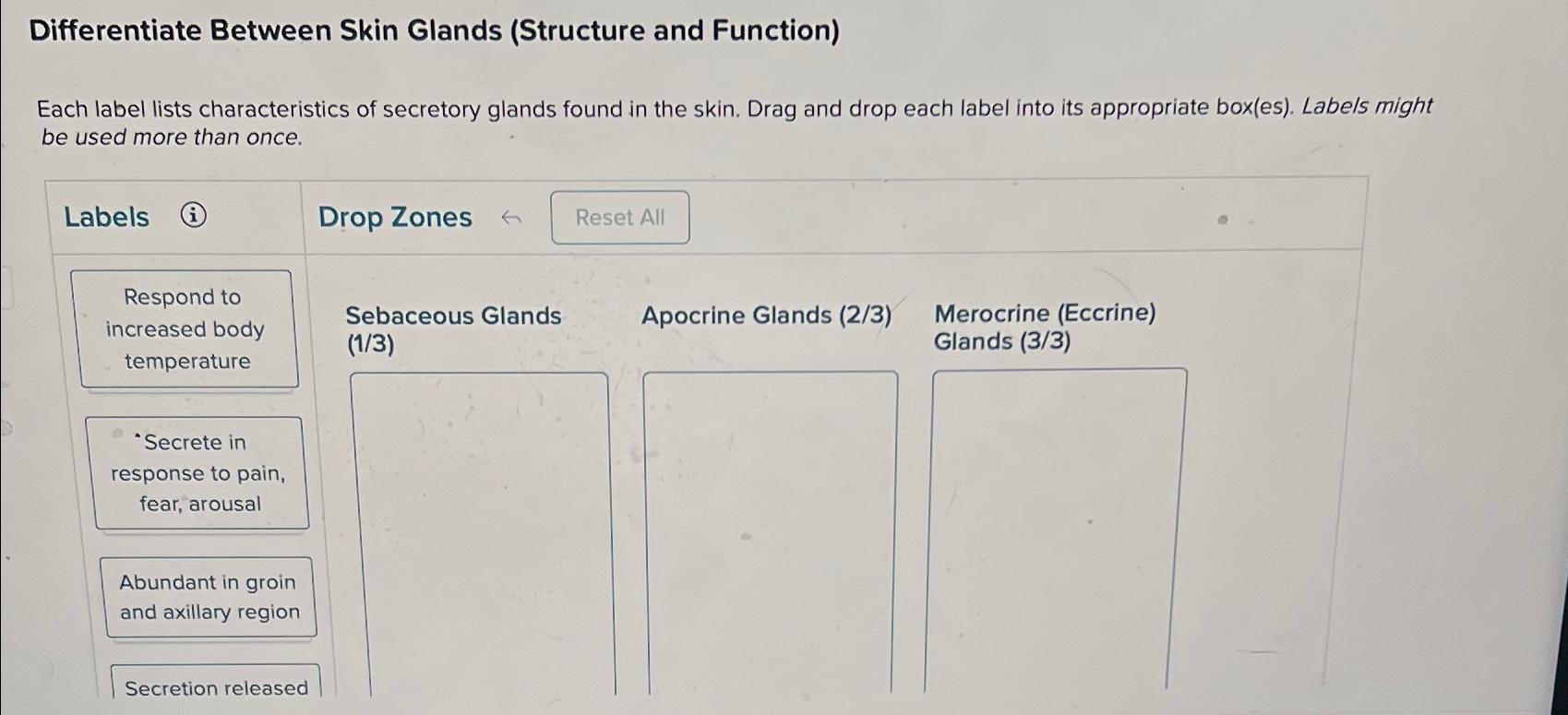 Solved Differentiate Between Skin Glands (Structure and | Chegg.com Solved Differentiate Between Skin Glands (Structure and | Chegg.com
