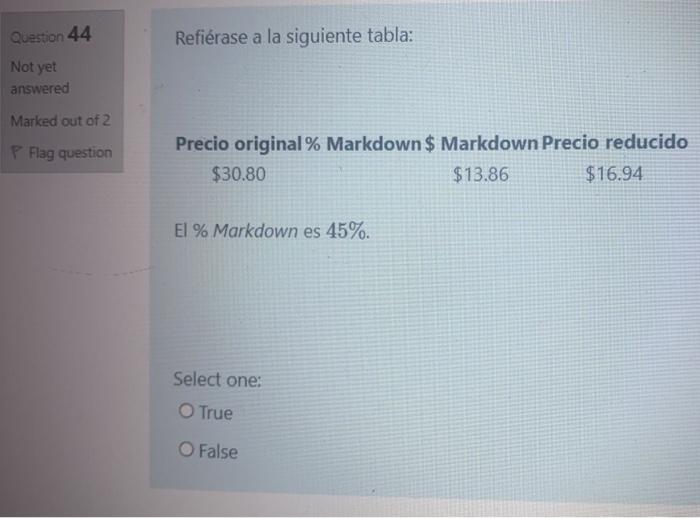 Solved Find the markdown %Original price: $30.80Markdown | Chegg.com