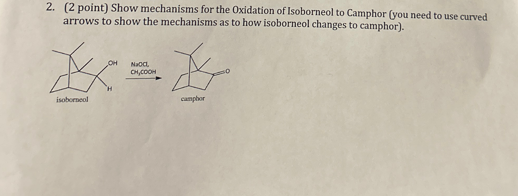 Solved Question 31 ﻿PointShow mechanisms for the Oxidation | Chegg.com