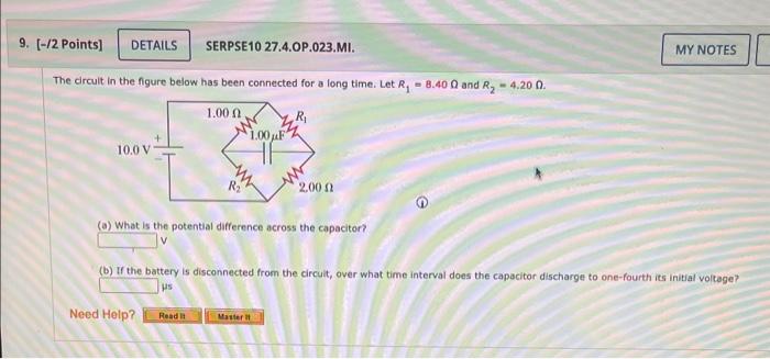 Solved The circult in the figure below has been connected | Chegg.com