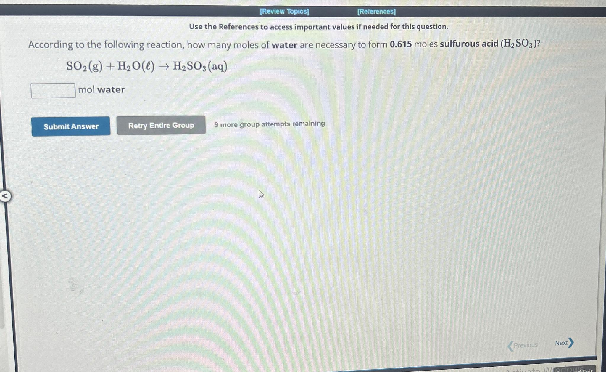 Solved [Review Topics][References]Use the References to | Chegg.com