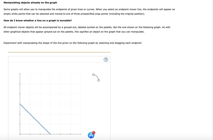 Solved Manipulating objects already on the graph Some graphs | Chegg.com