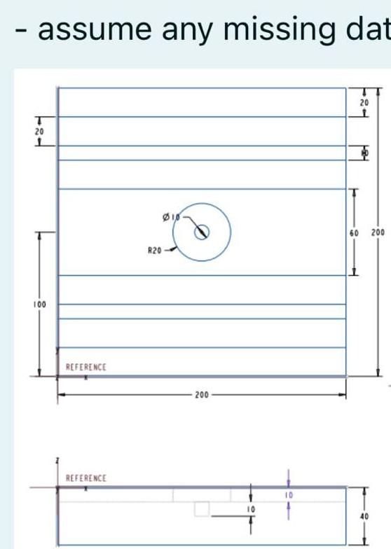 Solved For He Following Workpiece Write The Cnc Program To