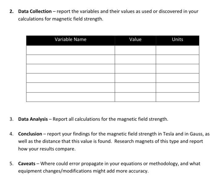 In this lab you will explore magnetic fields. Some | Chegg.com