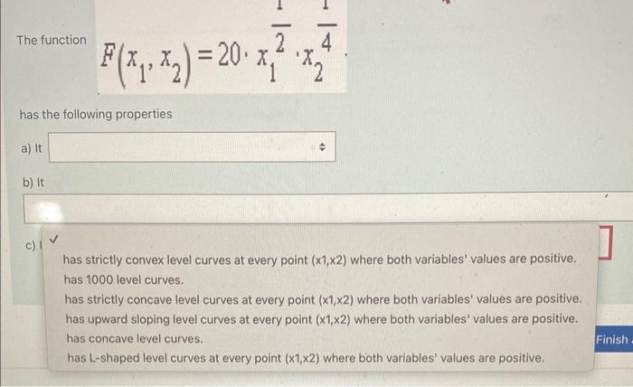 Solved F(x1,x2)=20⋅x121⋅x241The function | Chegg.com