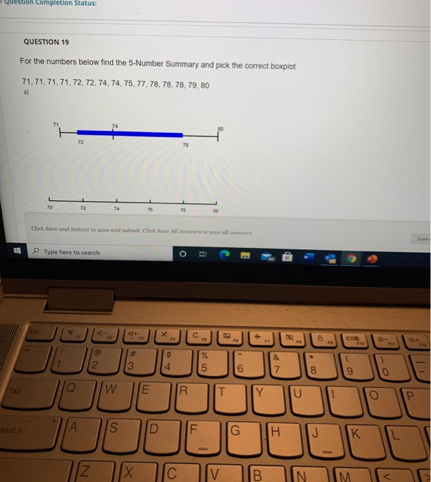 Solved Question completion Status: QUESTION 19 For the | Chegg.com