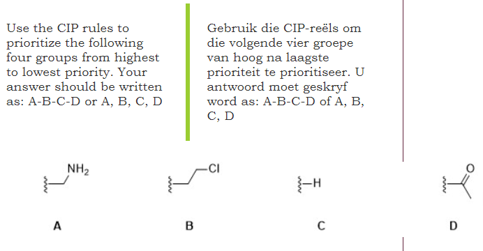 Solved Use the CIP rules toprioritize the followingfour | Chegg.com