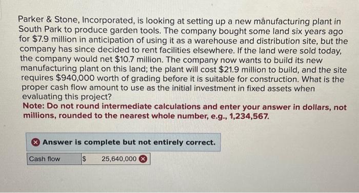 Solved Parker \& Stone, Incorporated, is looking at setting | Chegg.com