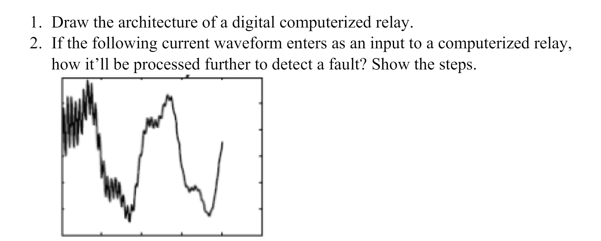 Draw the architecture of a digital computerized | Chegg.com
