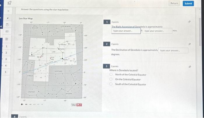 Solved t rd D D D → 1 ||||| 4 1 2 3 4 5 4 Leo Star Map 12h | Chegg.com