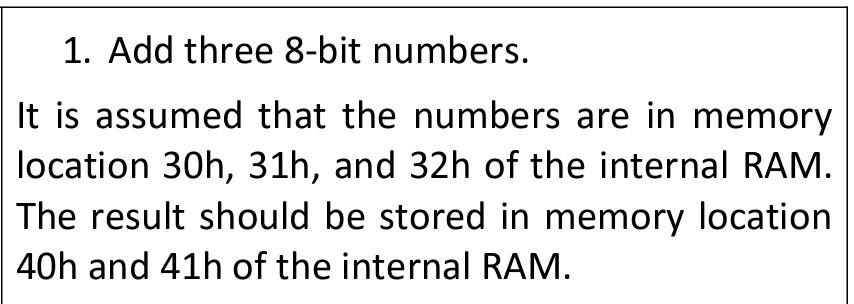 Solved It is microcontroller assembly language 8051 | Chegg.com