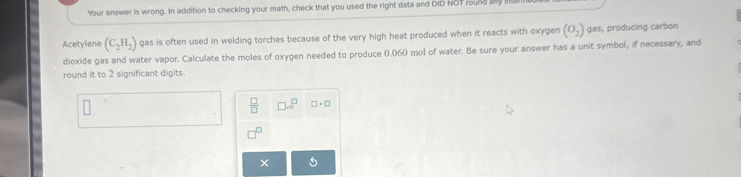 Solved Your answer is wrong. In addition to checking your | Chegg.com