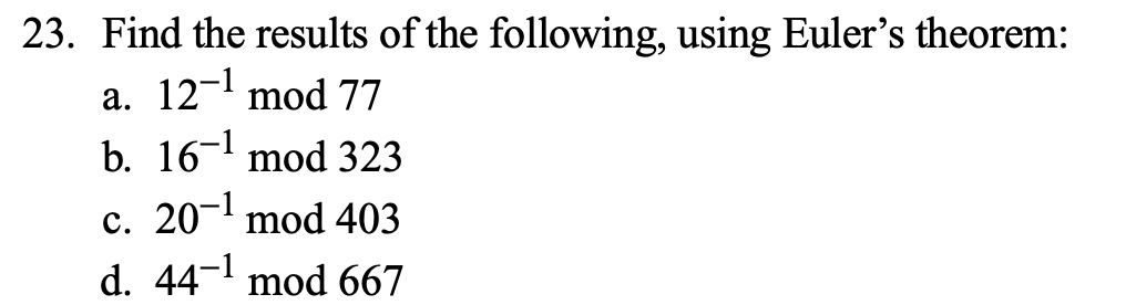 Solved Find the results of ﻿the following, using Euler's | Chegg.com