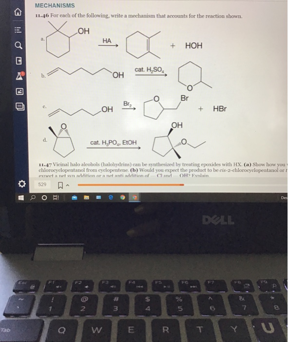 Solved MECHANISMS 11.46 For each of the following, write a | Chegg.com