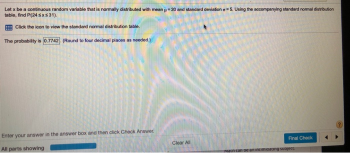 Solved Let x be a continuous random variable that is | Chegg.com