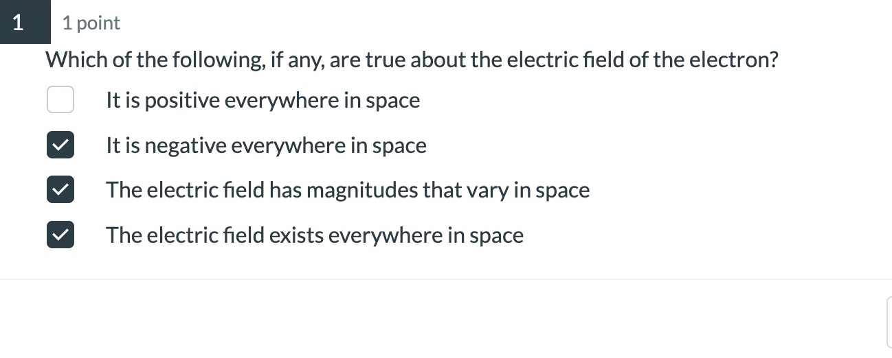 Solved 11 ﻿pointWhich of the following, if any, are true | Chegg.com