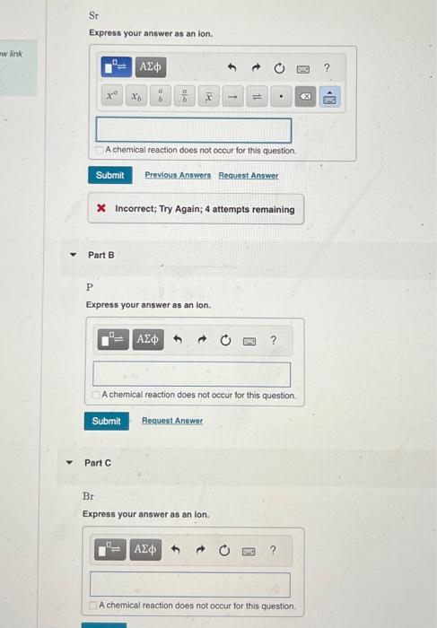 Solved Predict the charge of the ion formed by each | Chegg.com