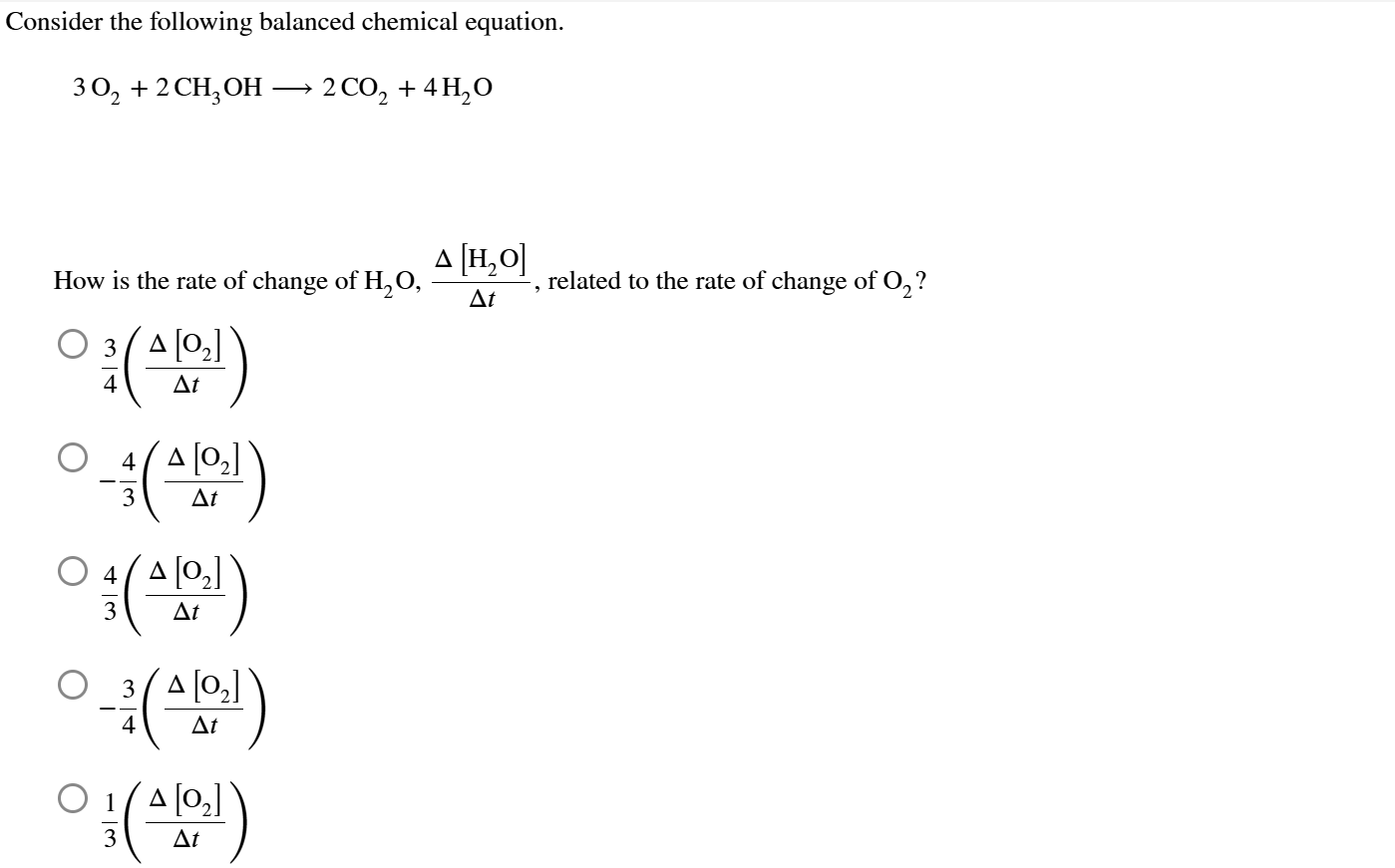 Solved Consider the following balanced chemical | Chegg.com