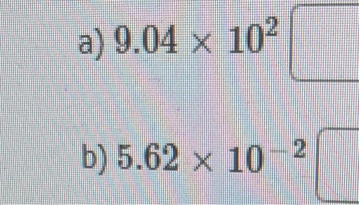 Solved Convert each number to decimal form. If answer is a | Chegg.com