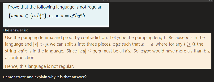 Solved Demonstrate and explain why it is that answer? | Chegg.com