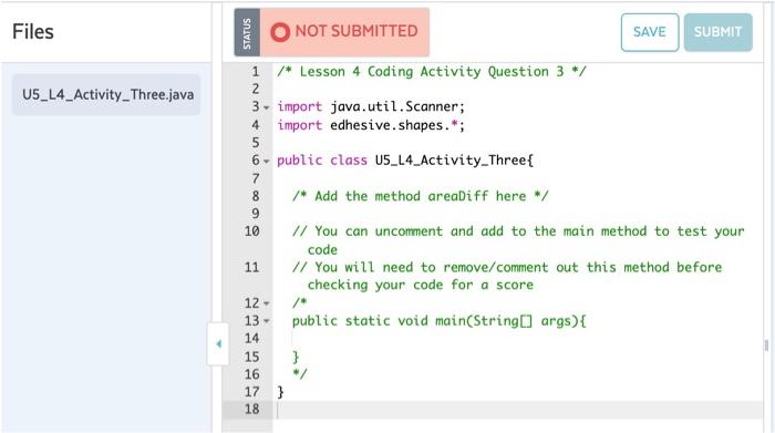 Solved Write a method that takes two rectangles and returns | Chegg.com