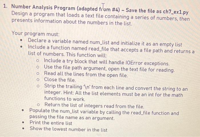 Solved Number Analysis Program (adapted from #4) - Save the | Chegg.com Solved Number Analysis Program (adapted from #4) - Save the | Chegg.com