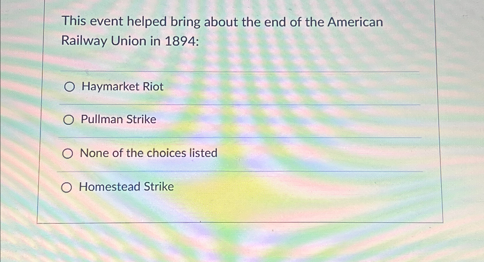 Solved This event helped bring about the end of the American | Chegg.com